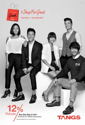 Shop for Good: Spend your money for a good cause at TANGS
